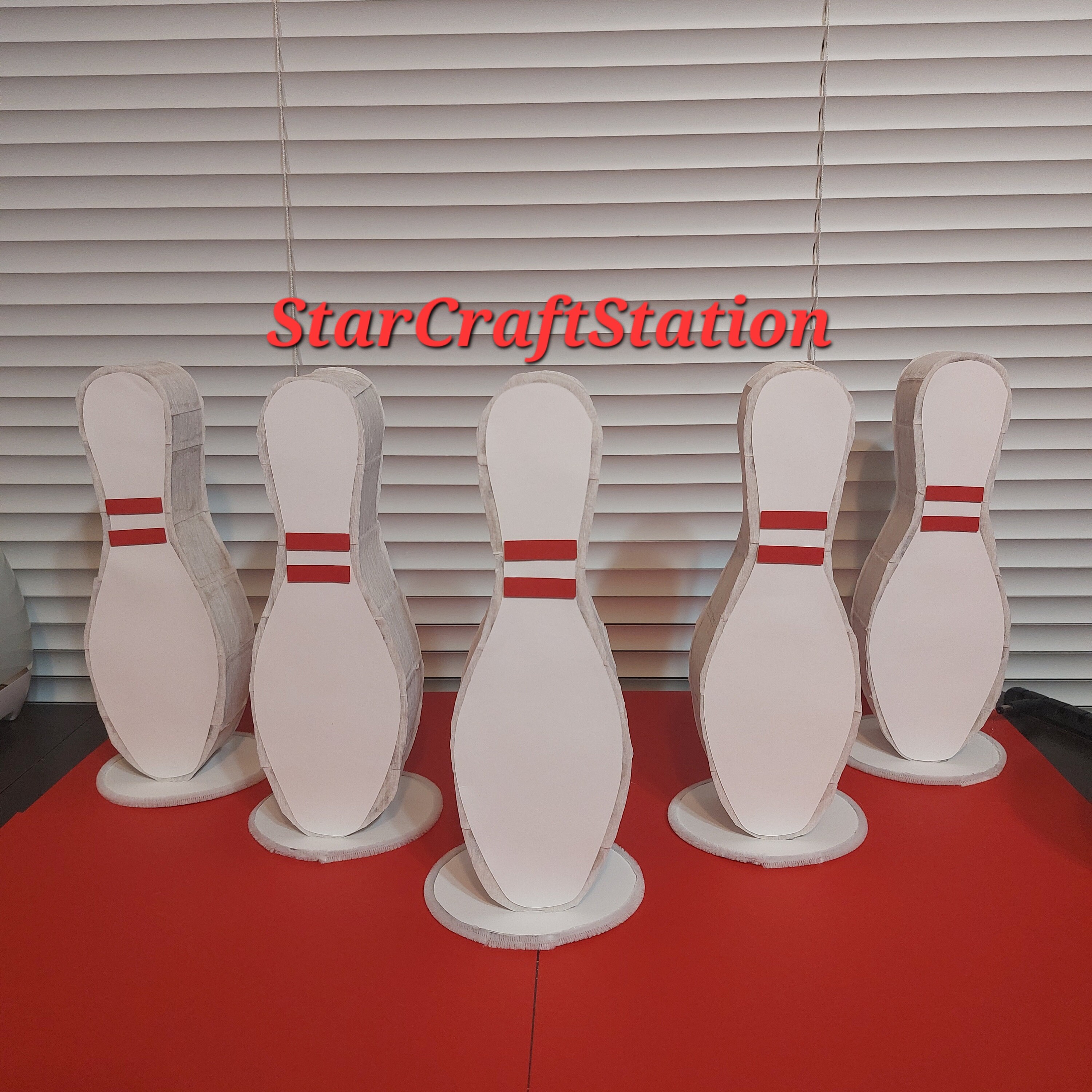 Bowling Stand up Centerpieces (double Sided) - Etsy