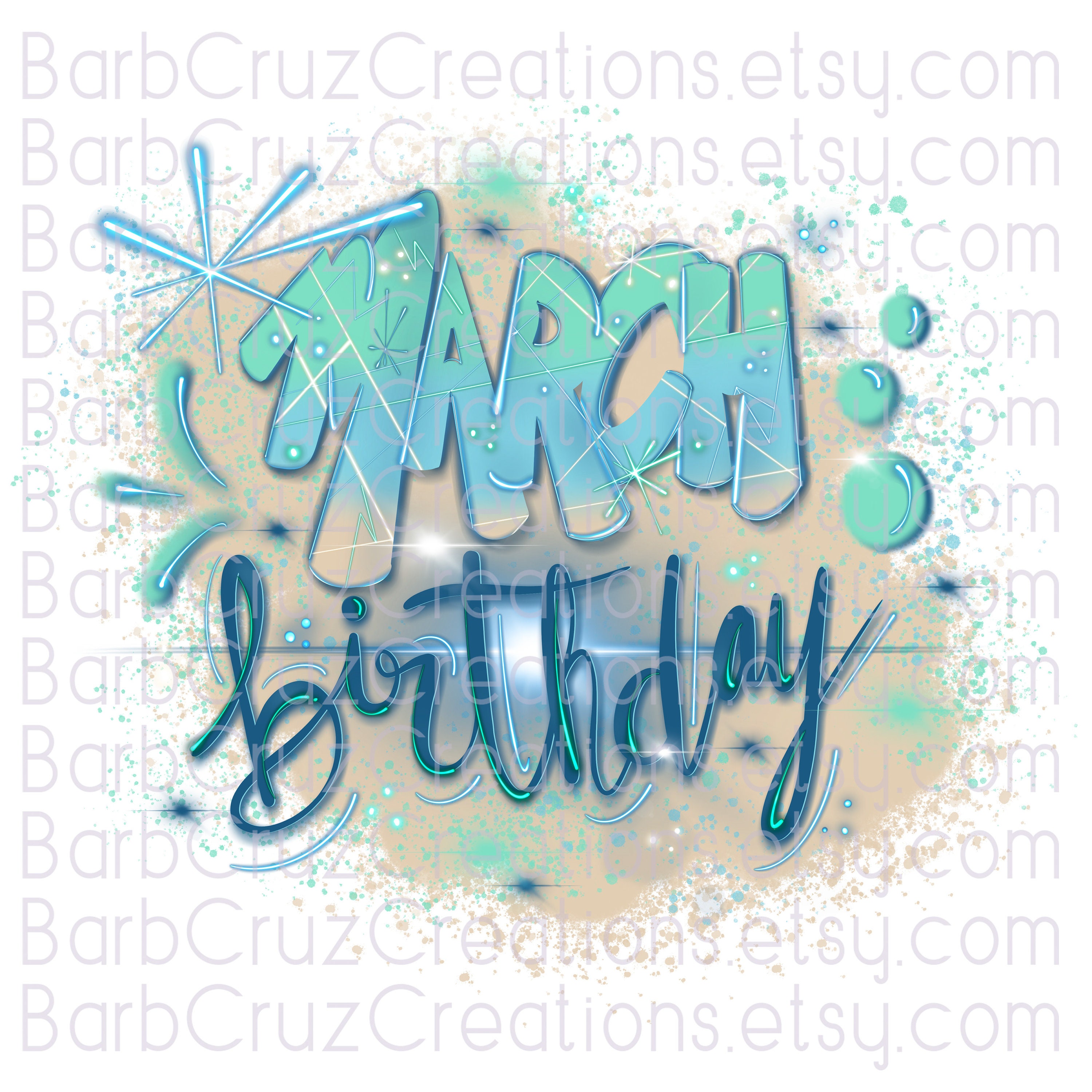 March Birthday Clipart
