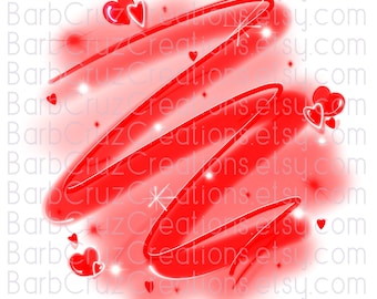 Airbrush Backgrounds Green Hearts Png Clipart Pngs | Etsy