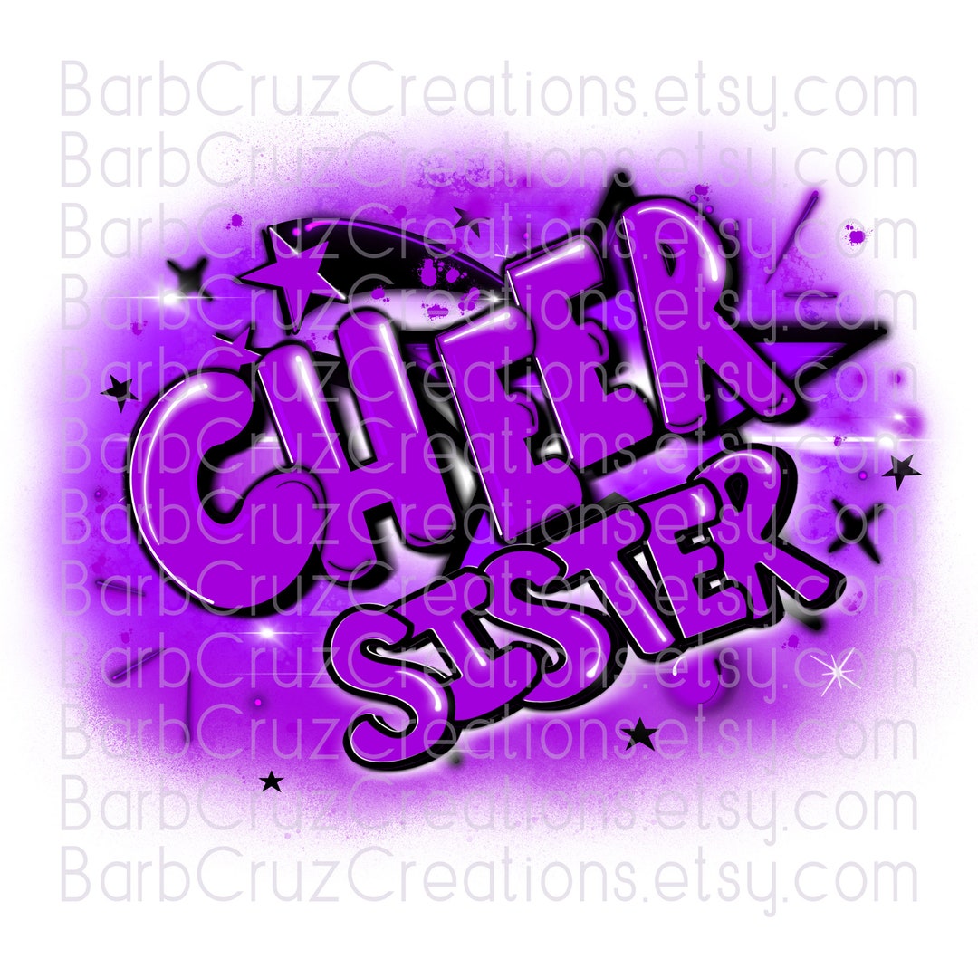 Cheerleader, Splatter Paint Designs, Purple Cheer Team Shirt, Sports ...