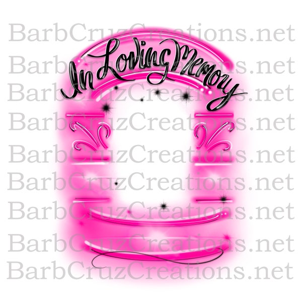 Pink in Loving Memory Png - Etsy