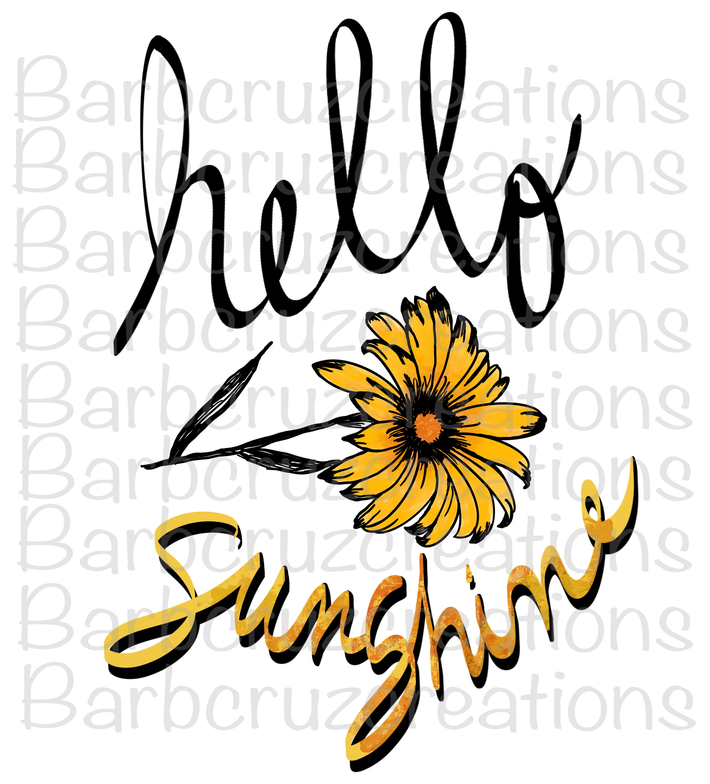 Hello Sunshine Clip Art
