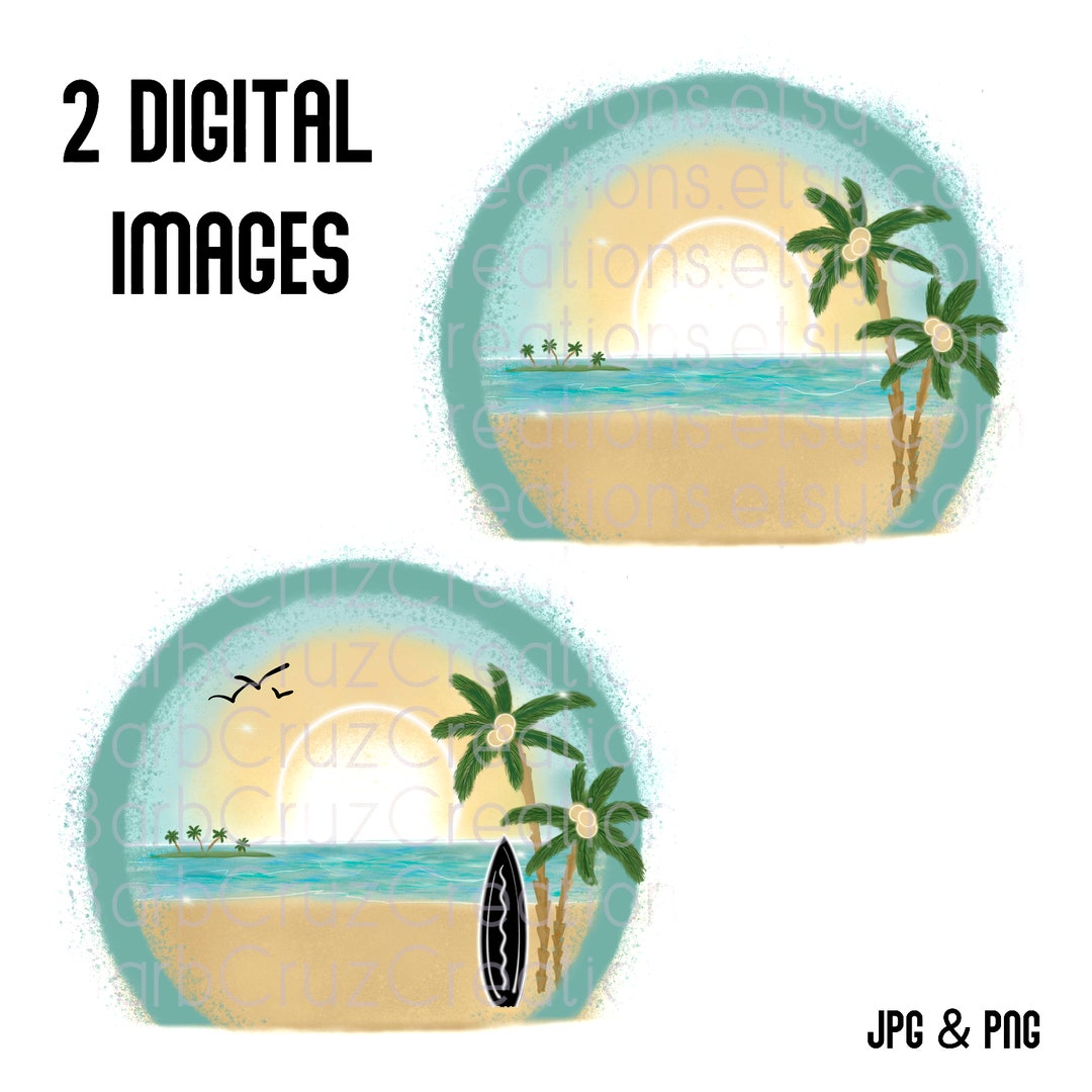 Airbrush, Beach, Ocean, Tropical, Png, Airbrush Beach Splatter Paint ...