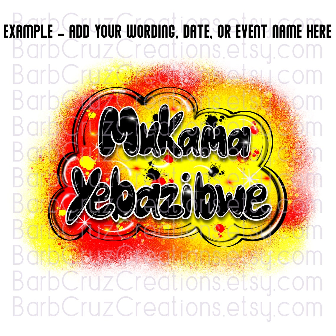 Airbrush Red & Yellow Png Backgrounds / Graffiti Backgrounds / Clipart ...