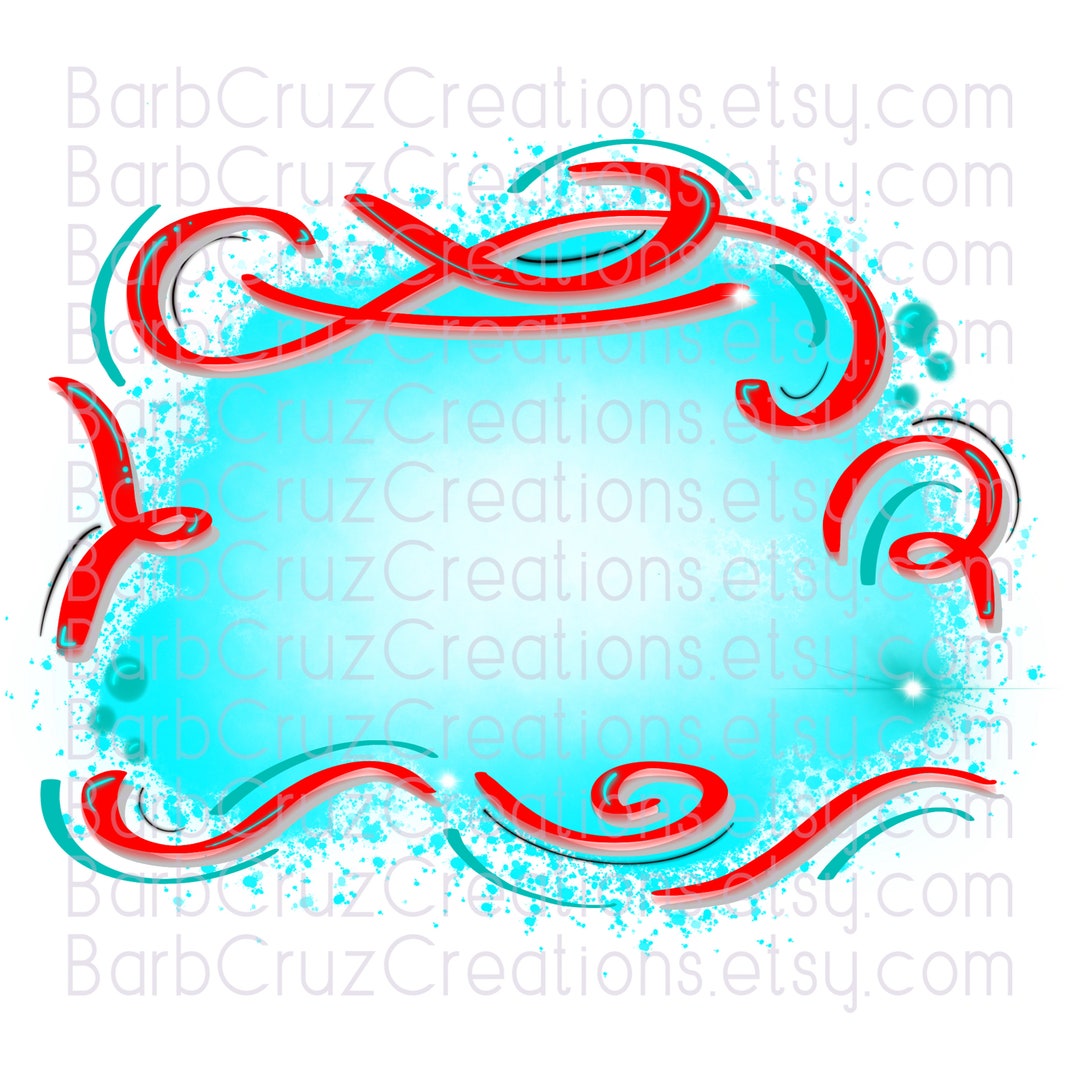 Blue, Red, Airbrush Background, Airbrush Digital Background, Digital ...