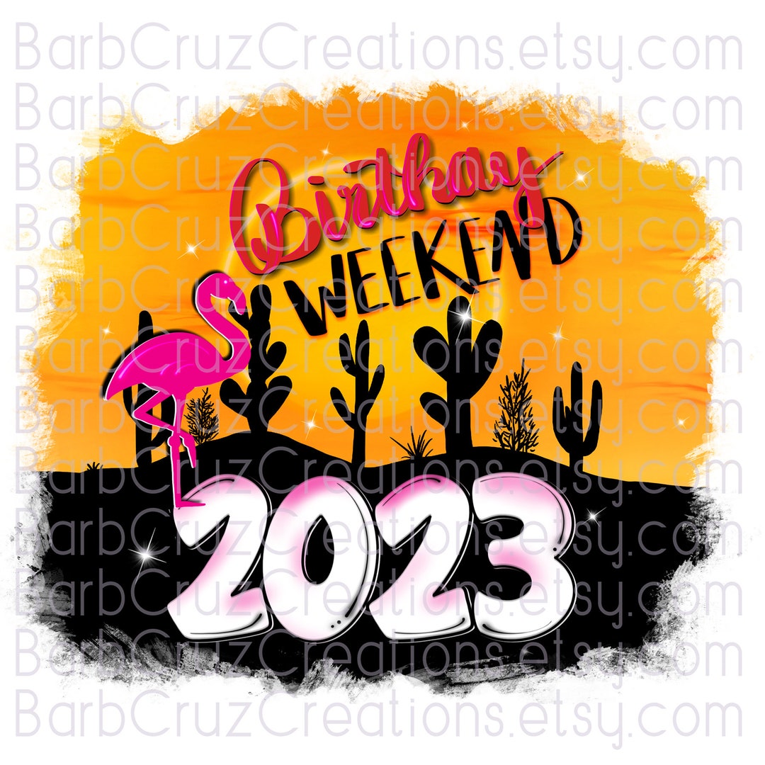 Birthday Weekend, Dessert, Flamingos, Tropical, Png, Sunrise, Beach Day ...