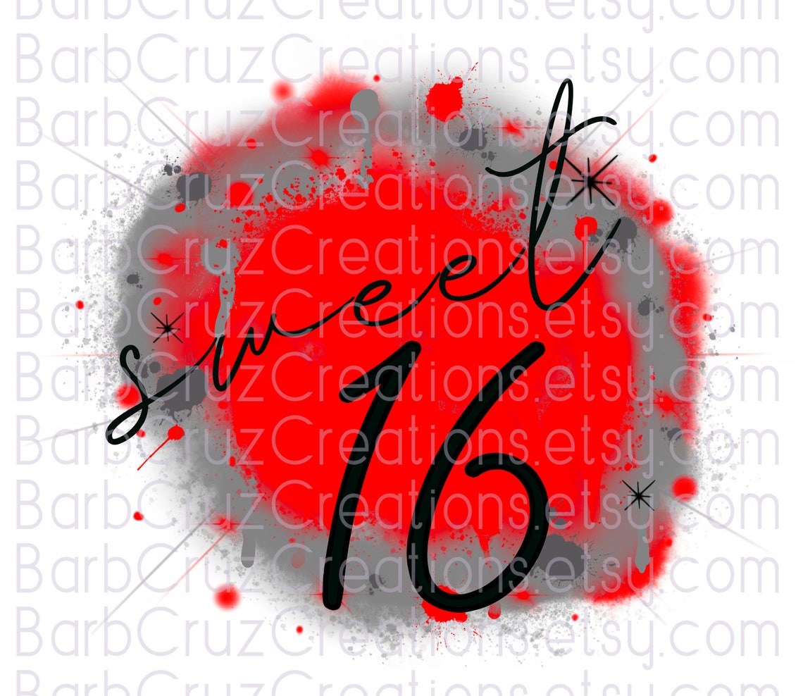 Airbrush Backgrounds Airbrush Red Background Clipart Png - Etsy