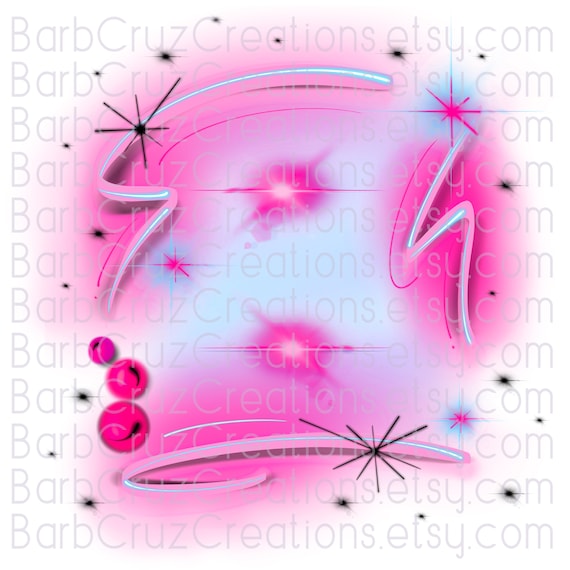 Airbrush Background Pink Tumbler Airbrush Graffiti Wall - Etsy
