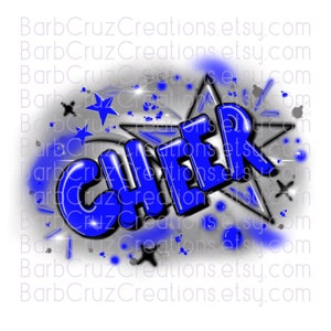 Cheer, Cheerleader, Splatter Paint Designs, Cheer Team Shirt, Sports ...