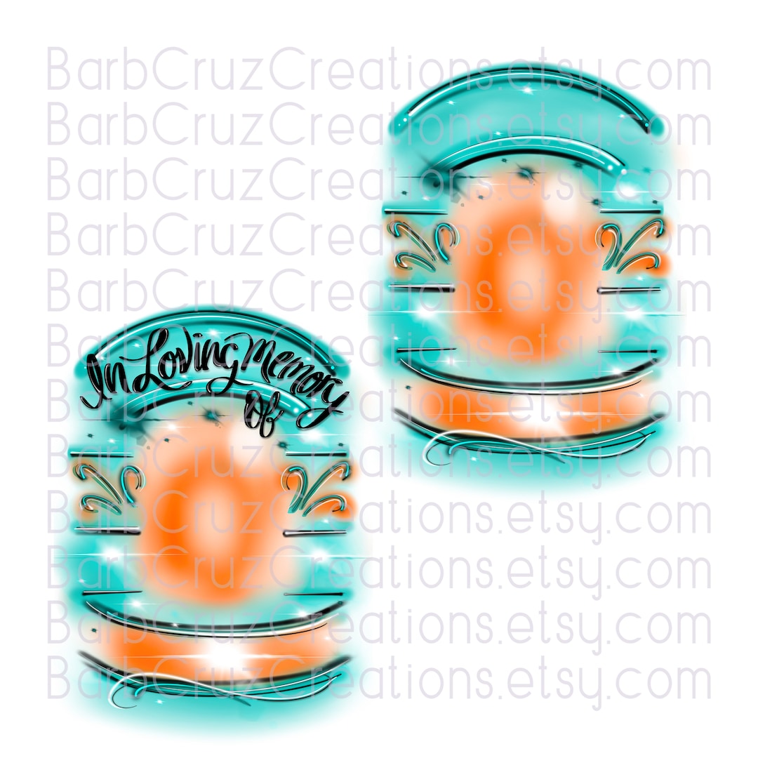 In Loving Memory Of, in Memory Of, Sublimation Designs, Digital ...