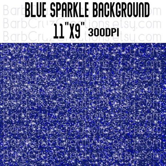 Blue Sparkle Backgrounds Blue Png Clipart Sublimation | Etsy