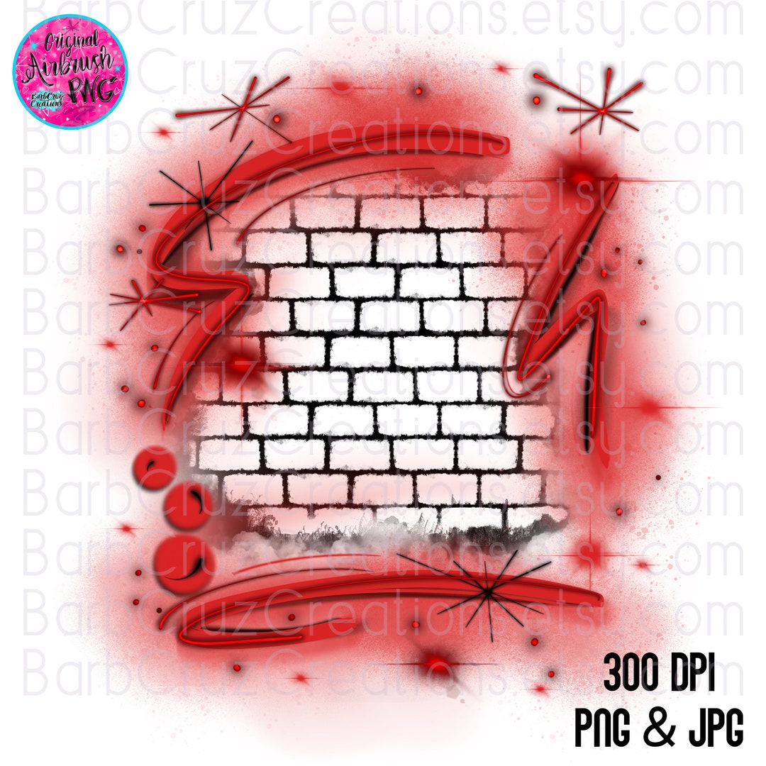 Airbrush Png, Brick Wall, Background, Digital Airbrush, Graffiti Wall ...