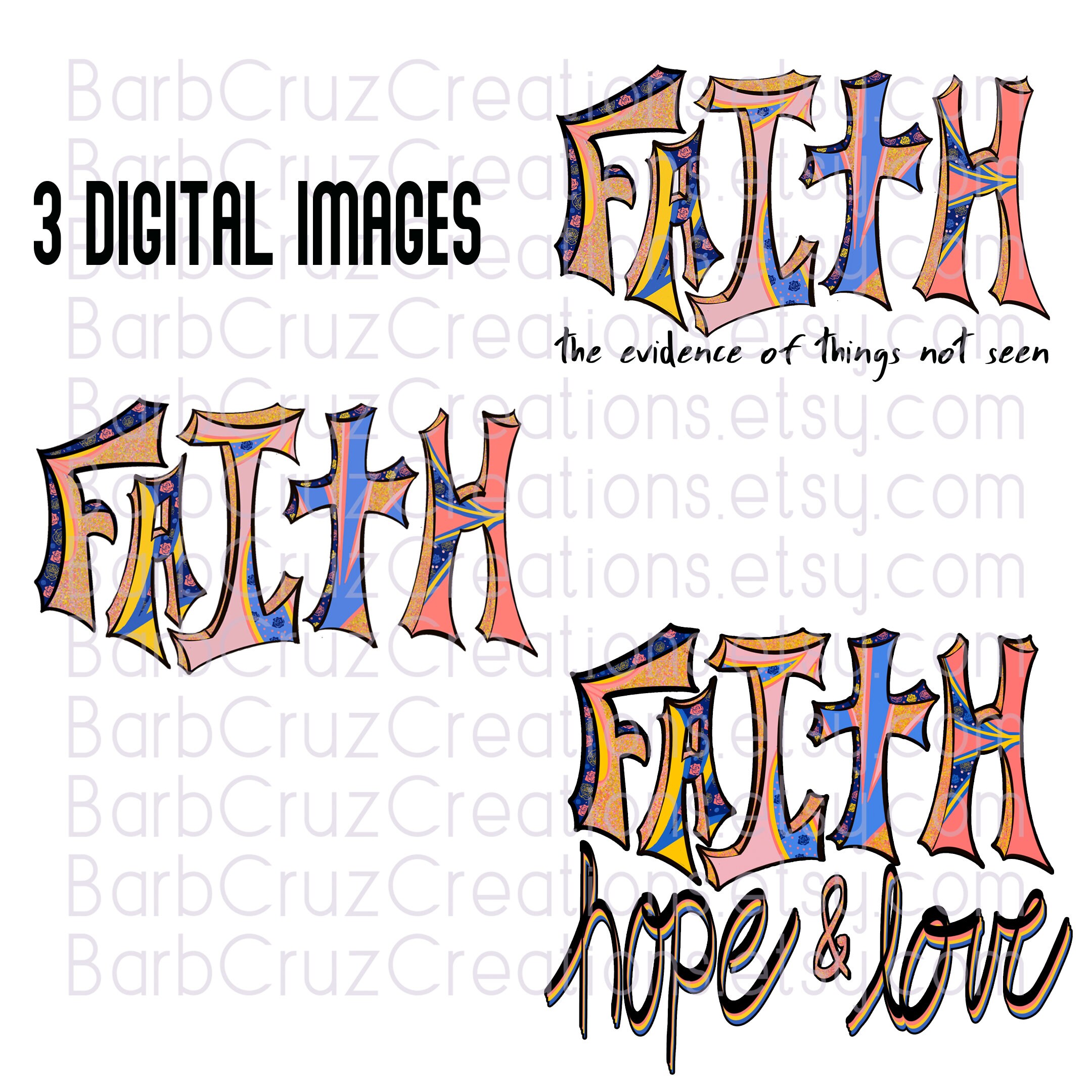 Ambigram Tattoos Faith Hope