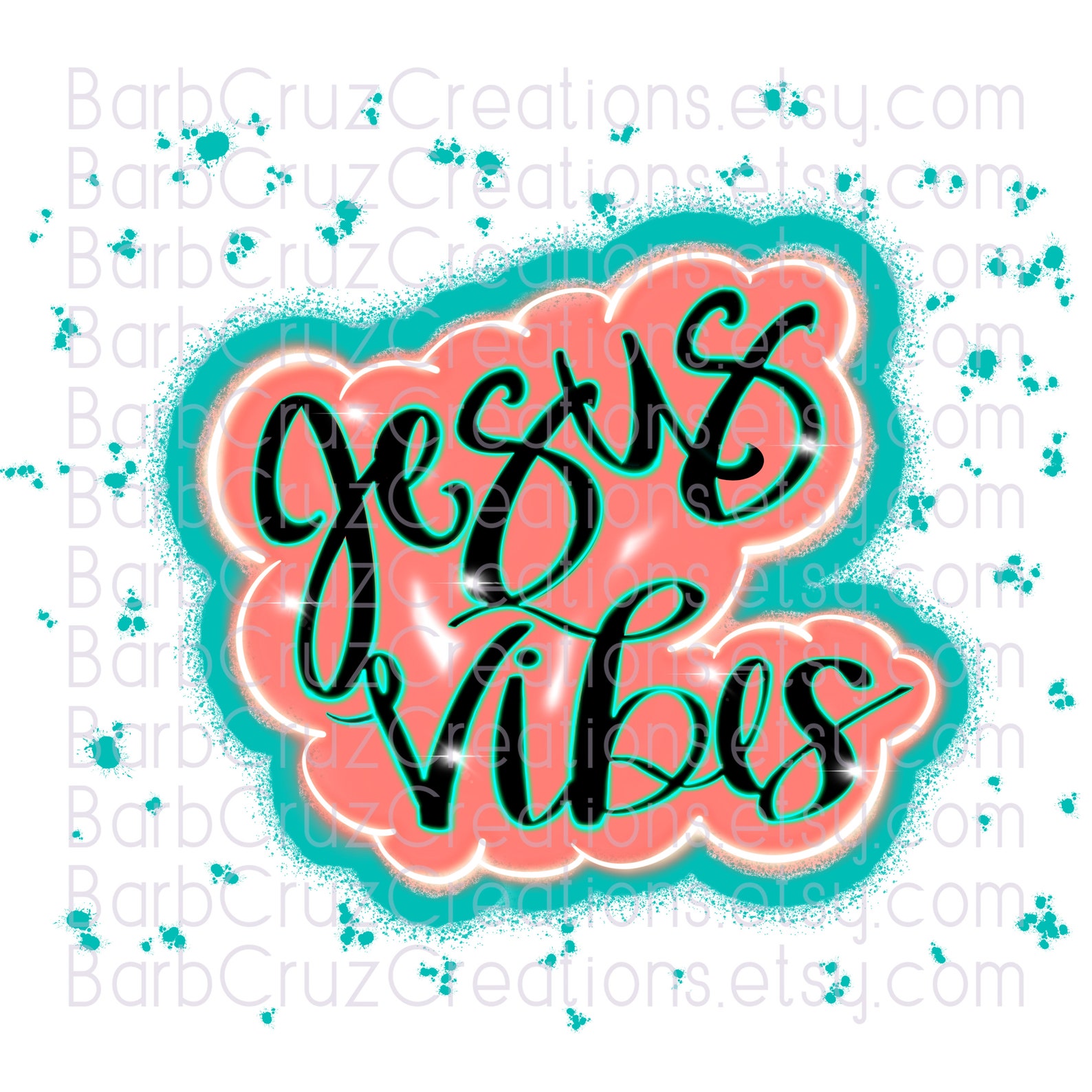 Bundle Images, Jesus Vibes, Airbrush, Png, Sublimation Designs, Digital ...