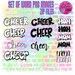 Cheerleader, Cheer, Words, Lettering, Shirt Png, Cheer Team Shirt ...