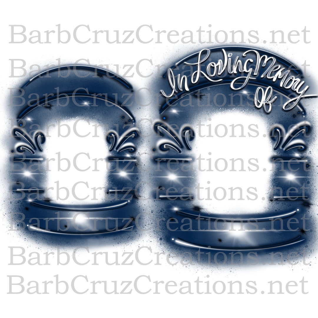 In Loving Memory Of, in Memory Of, Sublimation Designs, Digital ...