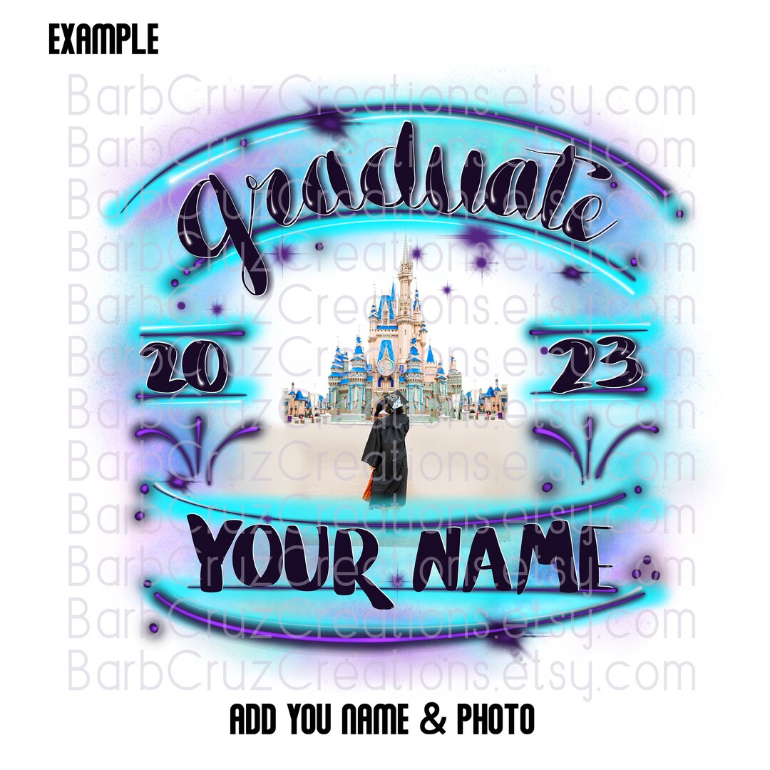 Graduate 2024, Airbrush, Senior, Grad, Senior 2024, Digital ...