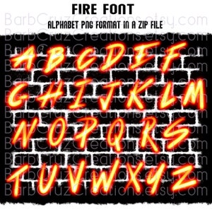 Fire Font Flames, Hot Fire, Fire Letters, Upper Case Graffiti ...