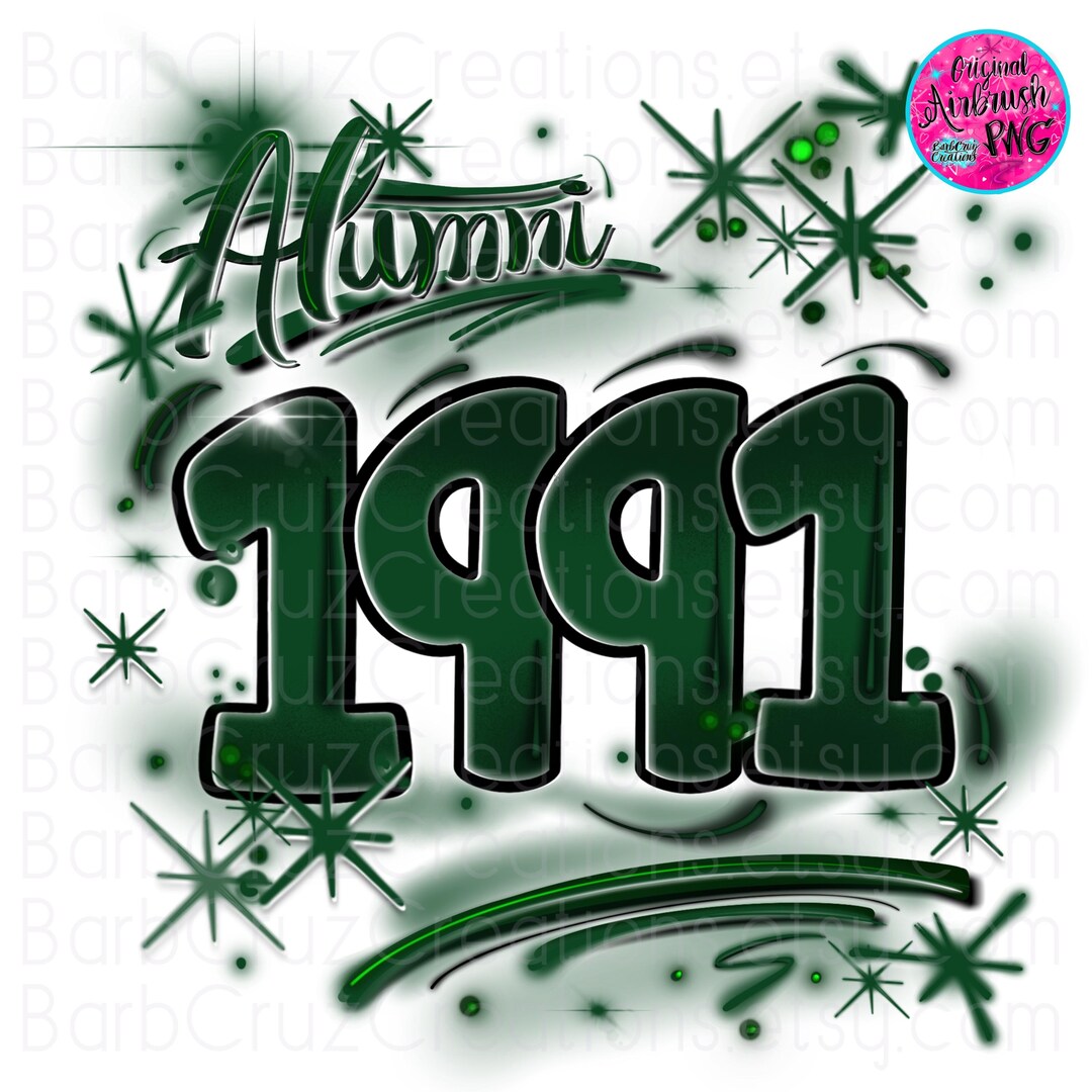 Airbrush Png, Alumni 1991, Senior, Sublimation, Alumni, Graffiti Art ...