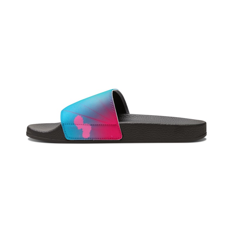 Airbrush Apparel Design Slides, Party Shoes, Youth Removable-strap ...