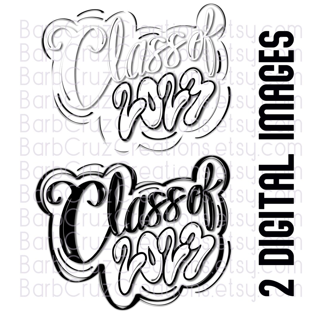 Class of 2023, Airbrush, Senior, 2023, Sublimation Design, Digital ...