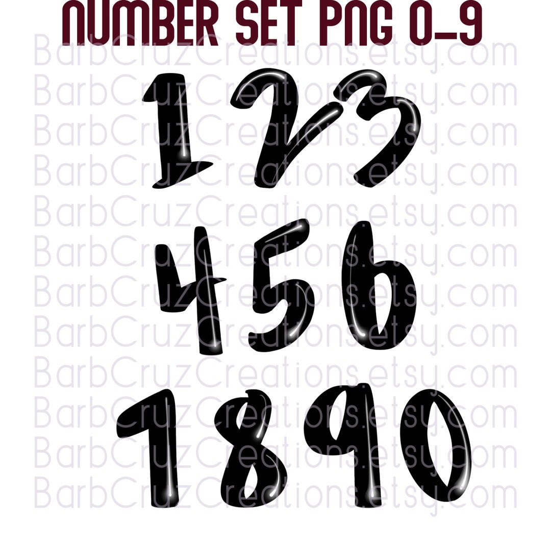 Graffiti, Numbers, Black Numbers, Airbrush Numbers, Airbrush ...