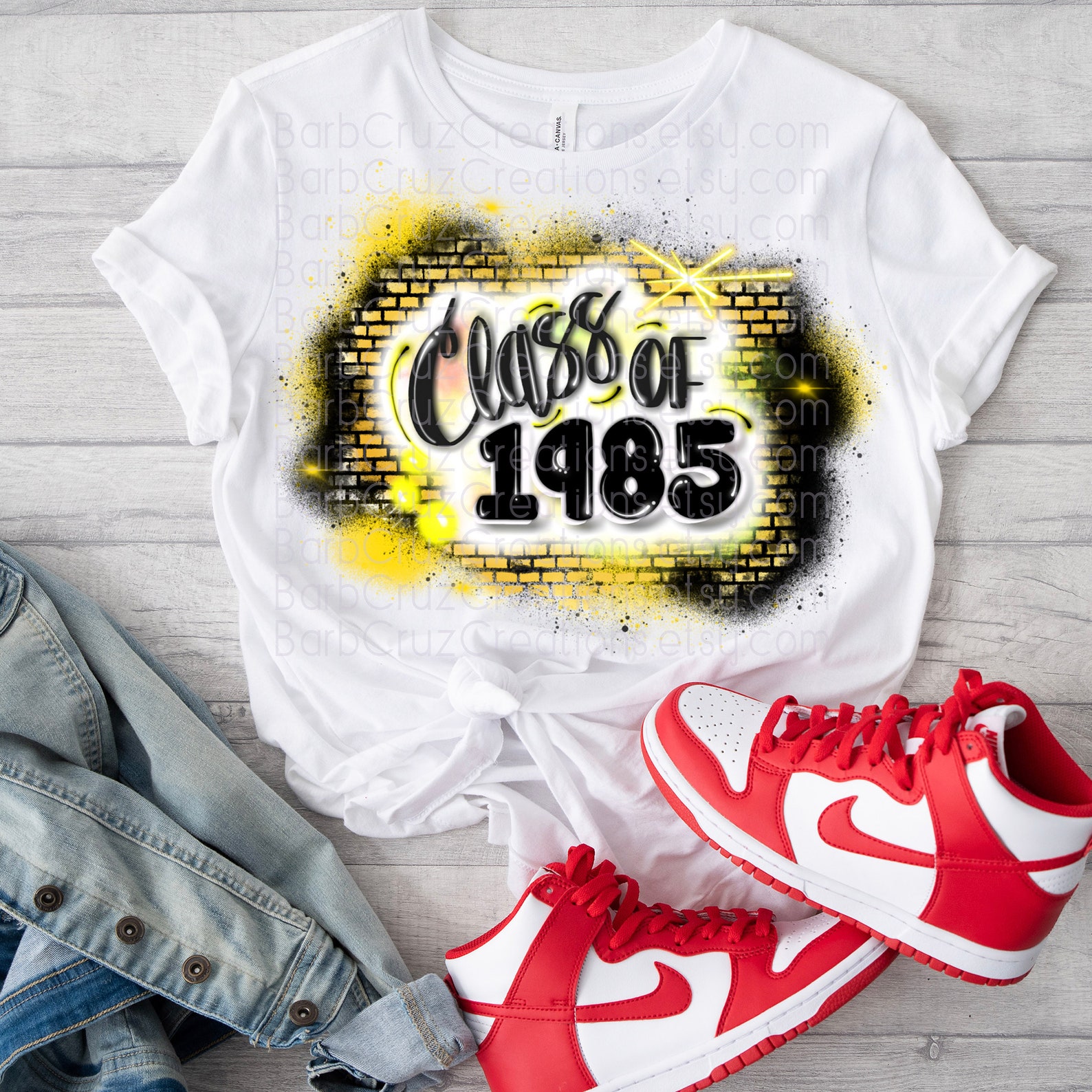 Class of 1985 Airbrush Sublimation Design Digital Download - Etsy