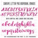 Graffiti Letters, Cursive Airbrush Alphabet, Airbrush Font Images ...
