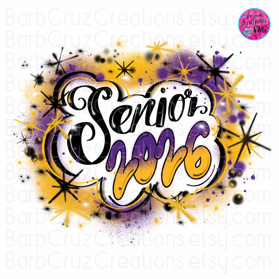 Airbrush Png, Senior 2026, High School, Class of 2025, Graduate ...