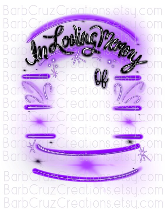 In Loving Memory Of in Memory Of Sublimation Designs - Etsy