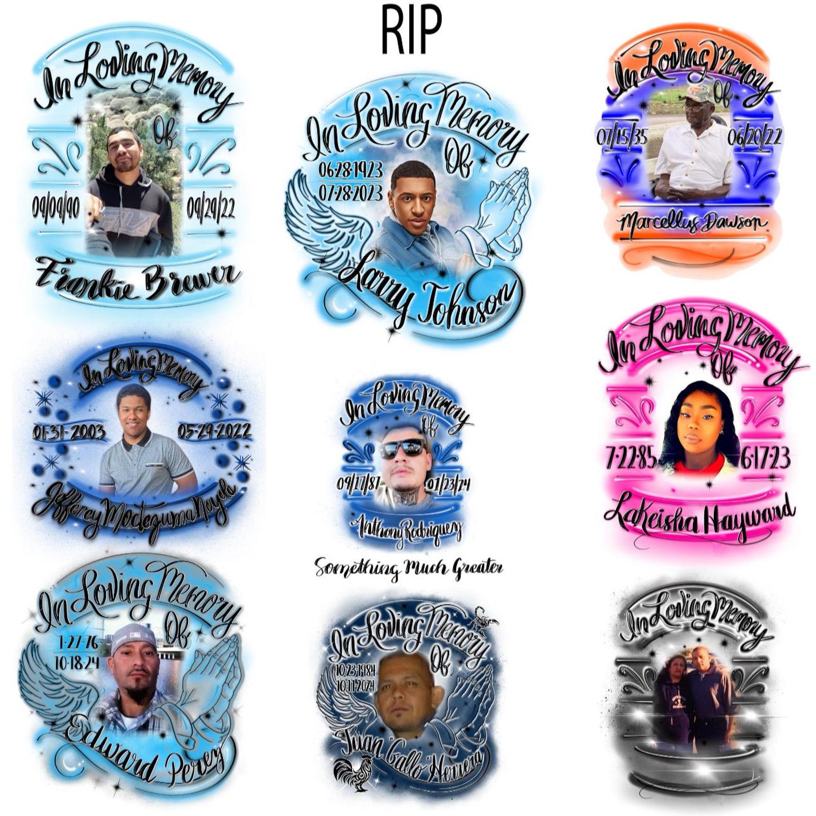 In Loving Memory Of, Purple, in Memory Of, Sublimation Designs, Digital ...