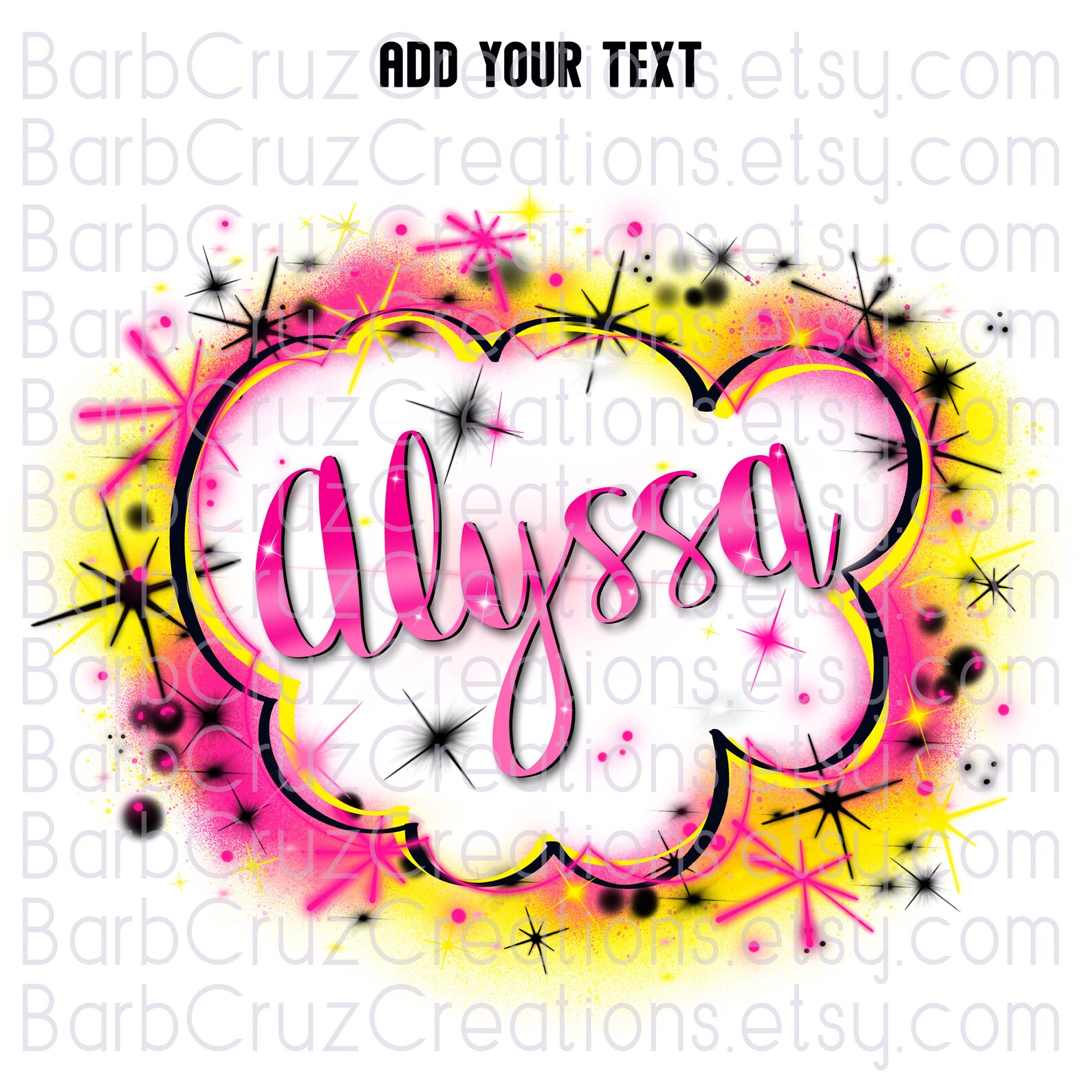 Airbrush Backgrounds, Purple, Pink & Yellow, Sublimation Designs ...