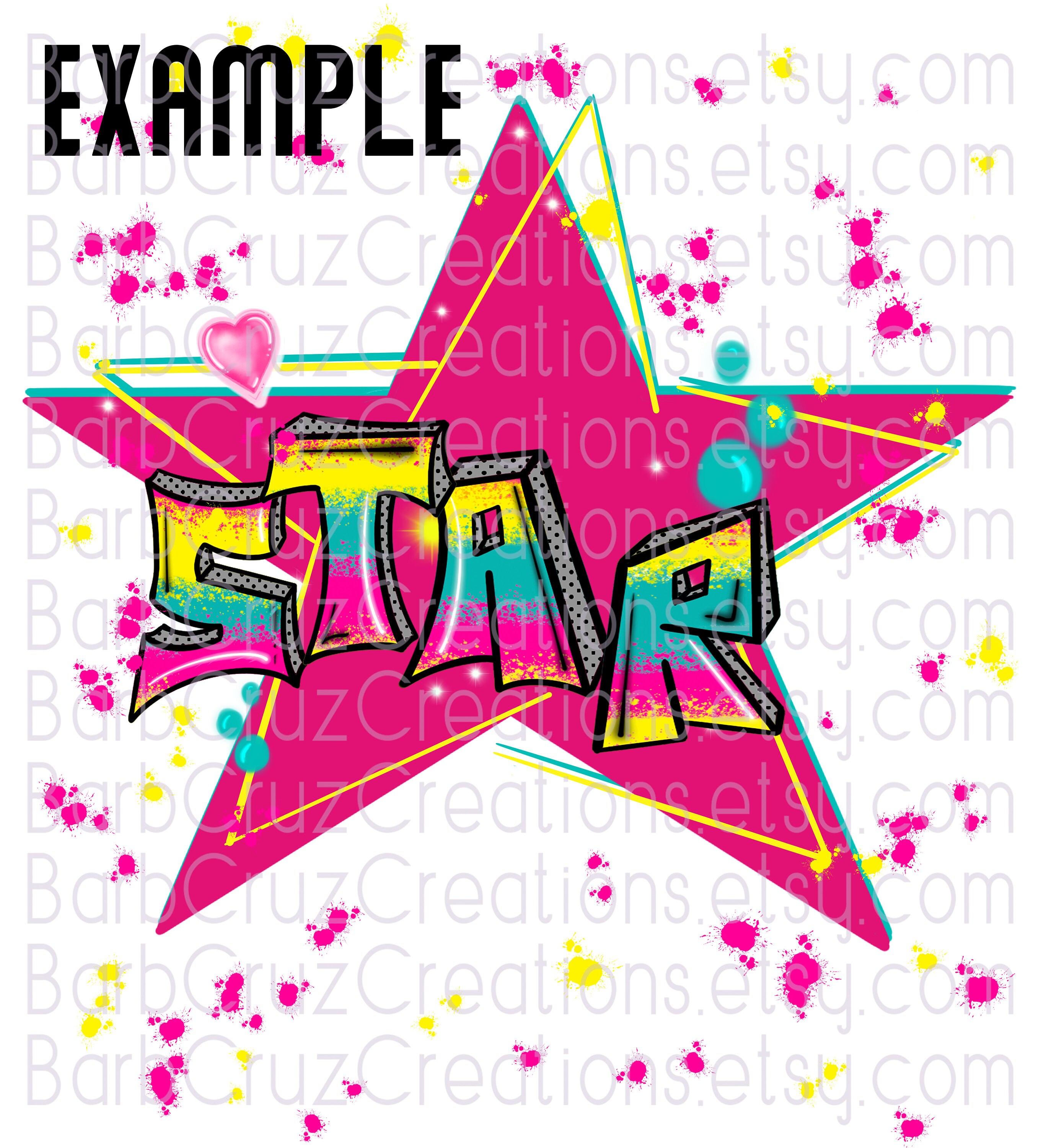 Airbrush Lettering Graffiti Font Box Letter Airbrush Font | Etsy