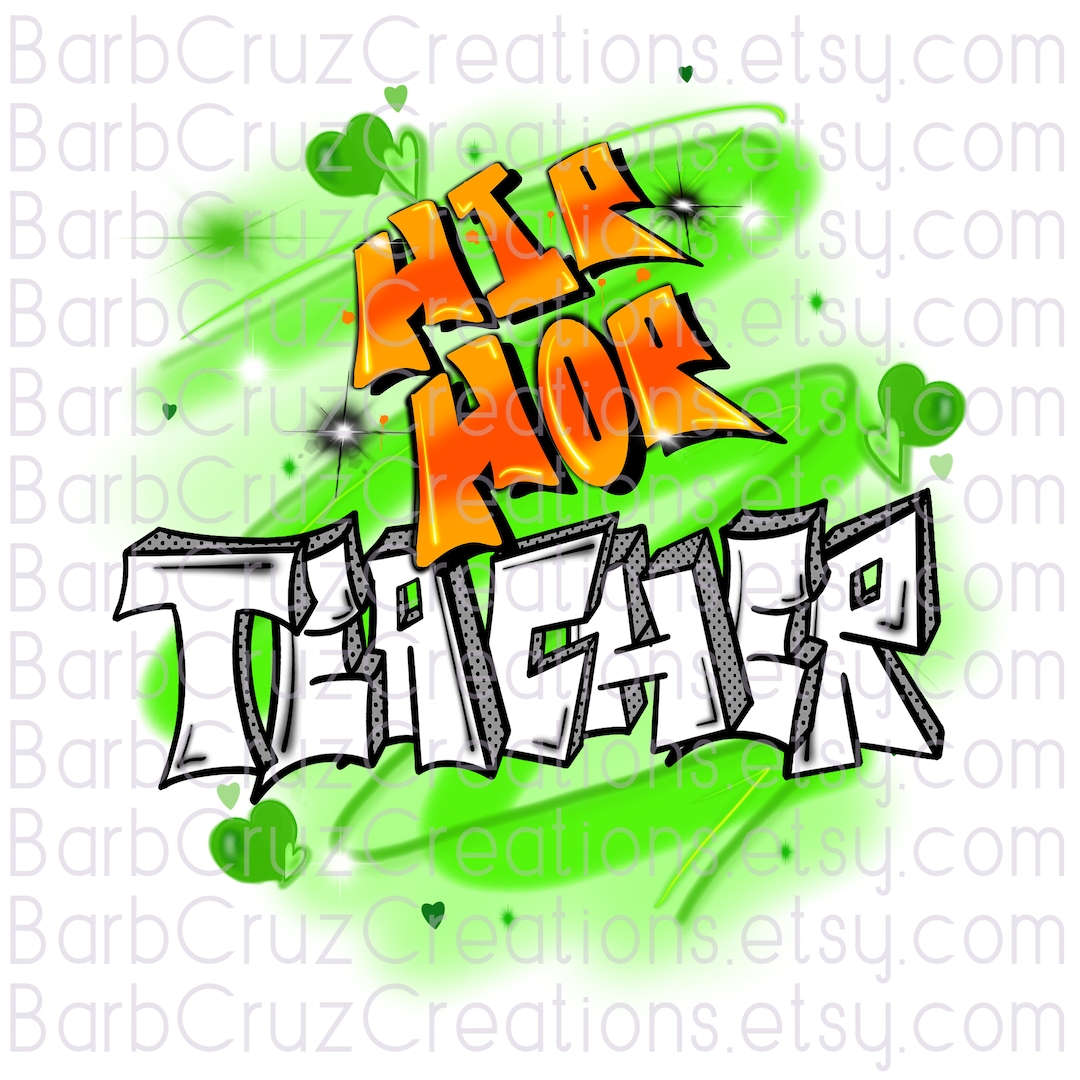 Airbrush Png, Hip Hop Teacher, Shirt Design, Cup Design, Tote Design ...