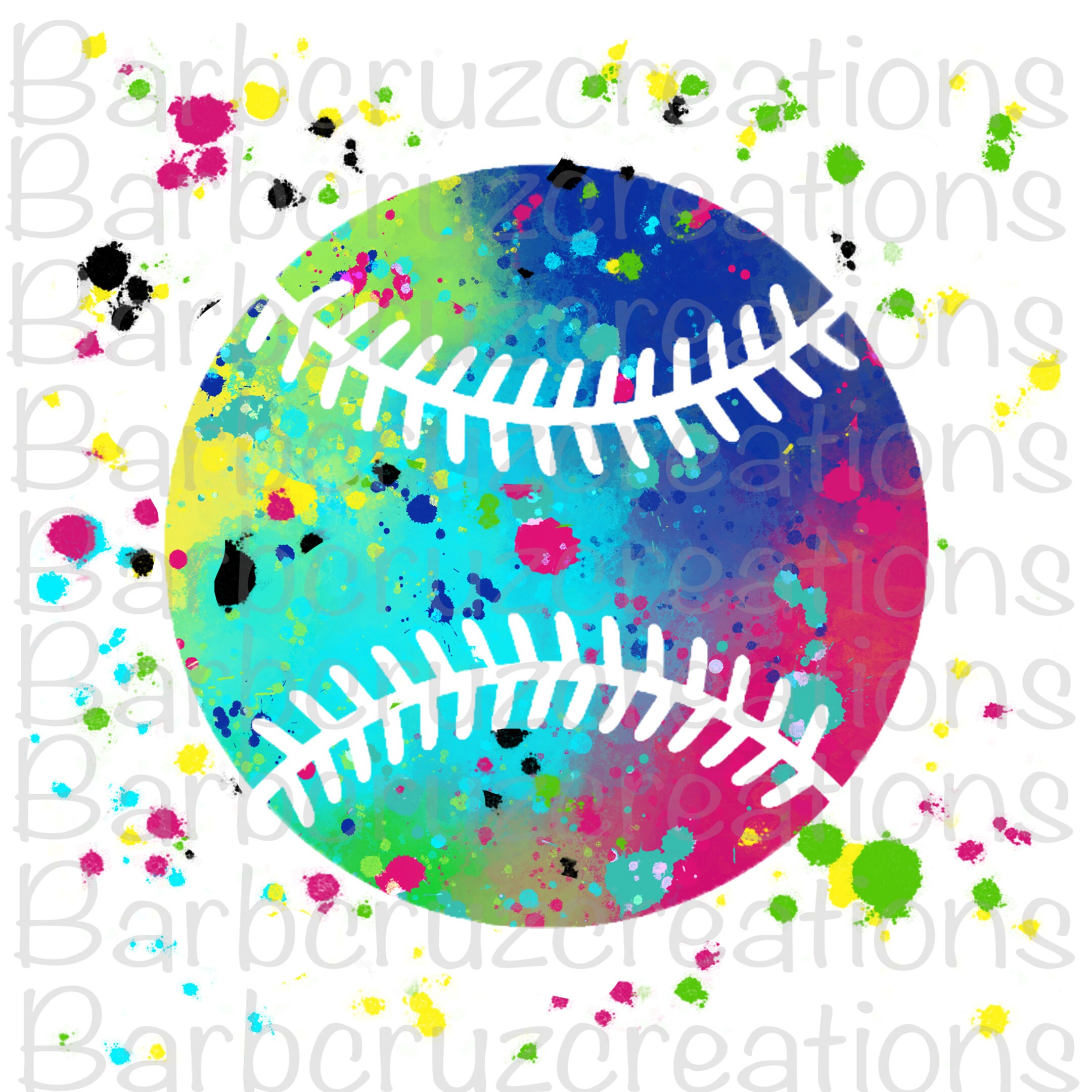 Splatter Paint, Sports balls, Volleyball, Soccer, Baseball, Softball ...