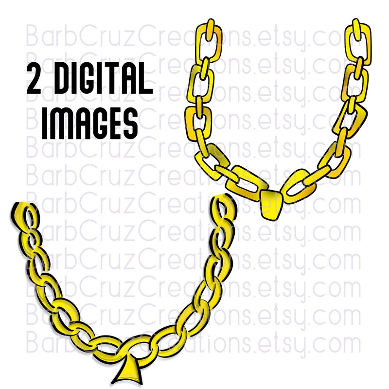 Gold Chain Svg - Etsy
