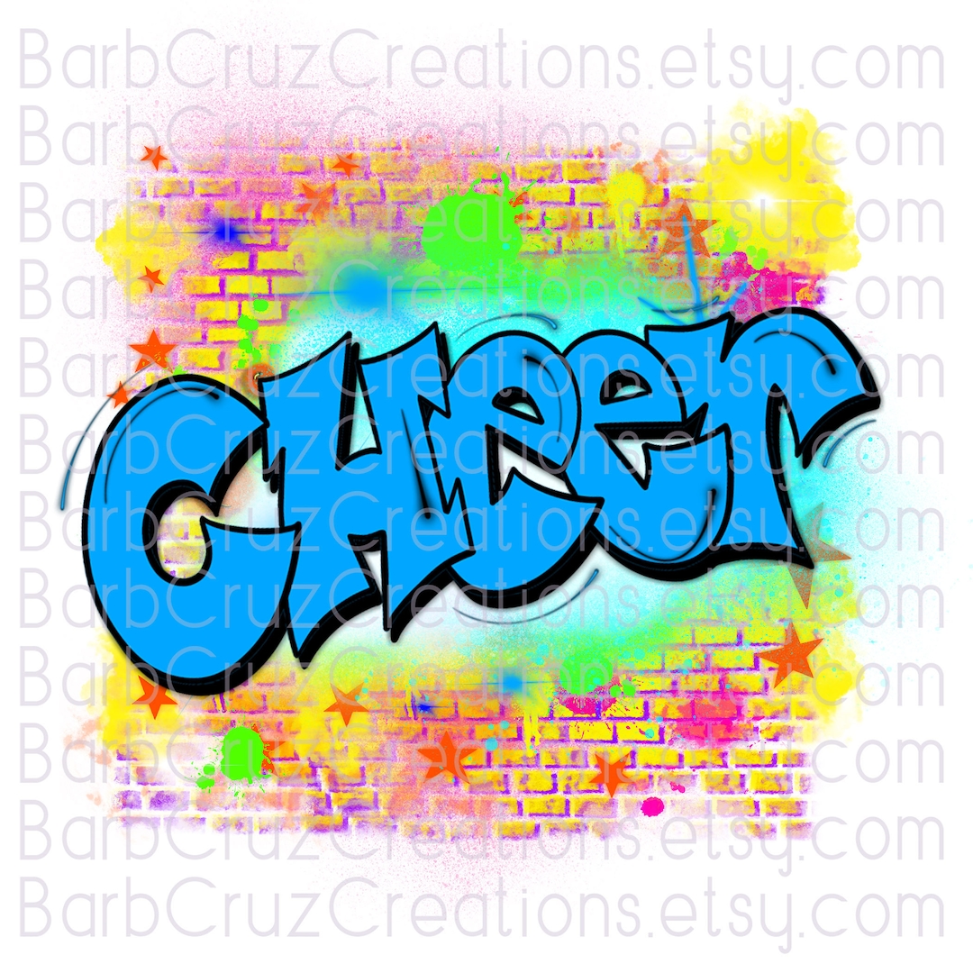 Airbrush Digital Images, Cheerleader, Splatter Paint Designs, Cheer ...