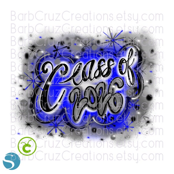 Class of 2026 Airbrush Sublimation Design Digital Download - Etsy