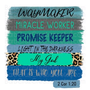 Waymaker, Designs, Bundle, Png, Digital Downloads, Zip File, WMPK2020 ...