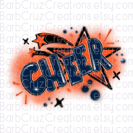 Cheerleader Splatter Paint Designs Cheer Team Shirt Sports - Etsy