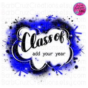 Airbrush Class of 1985, Sublimation Design, Digital Download, Brick ...