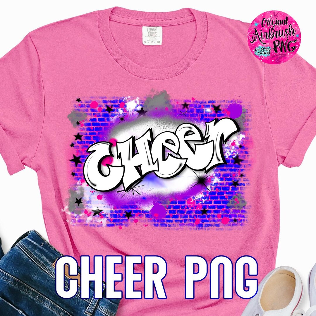 Cheerleader, Airbrush Png, Splatter Paint Designs, Purple Cheer Team ...