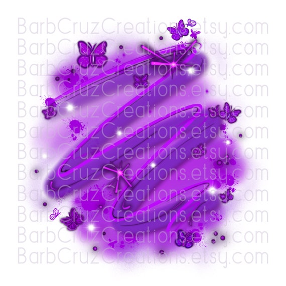 Airbrush Backgrounds Butterfly Airbrush Purple Background - Etsy