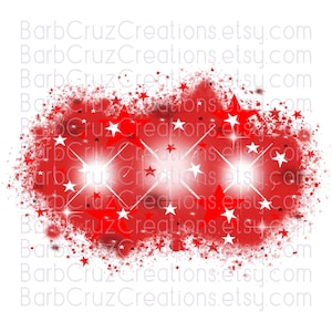 Red Airbrush, Stars, Png, Digital Downloads, Holidays, Merry Christmas ...