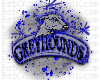 Greyhound Svg Greyhounds Svggreyhound Clipart Mascot Htv - Etsy