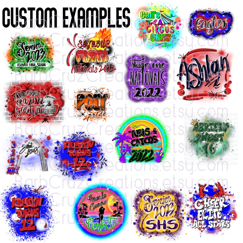 Airbrush Character - Etsy