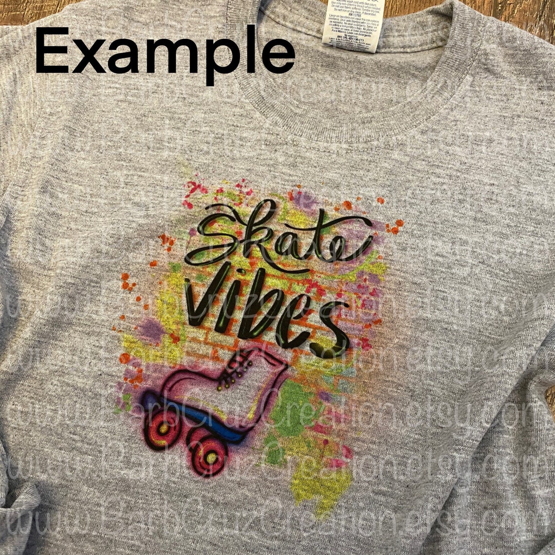 Skate Vibes Airbrush Png Sublimation Design Digital - Etsy