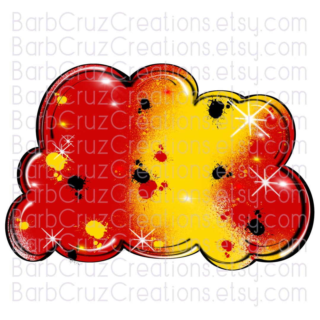 Airbrush Red & Yellow Png Backgrounds / Graffiti Backgrounds / Clipart ...