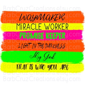 Waymaker, Designs, Bundle, Png, Digital Downloads, Zip File, WMPK2020 ...