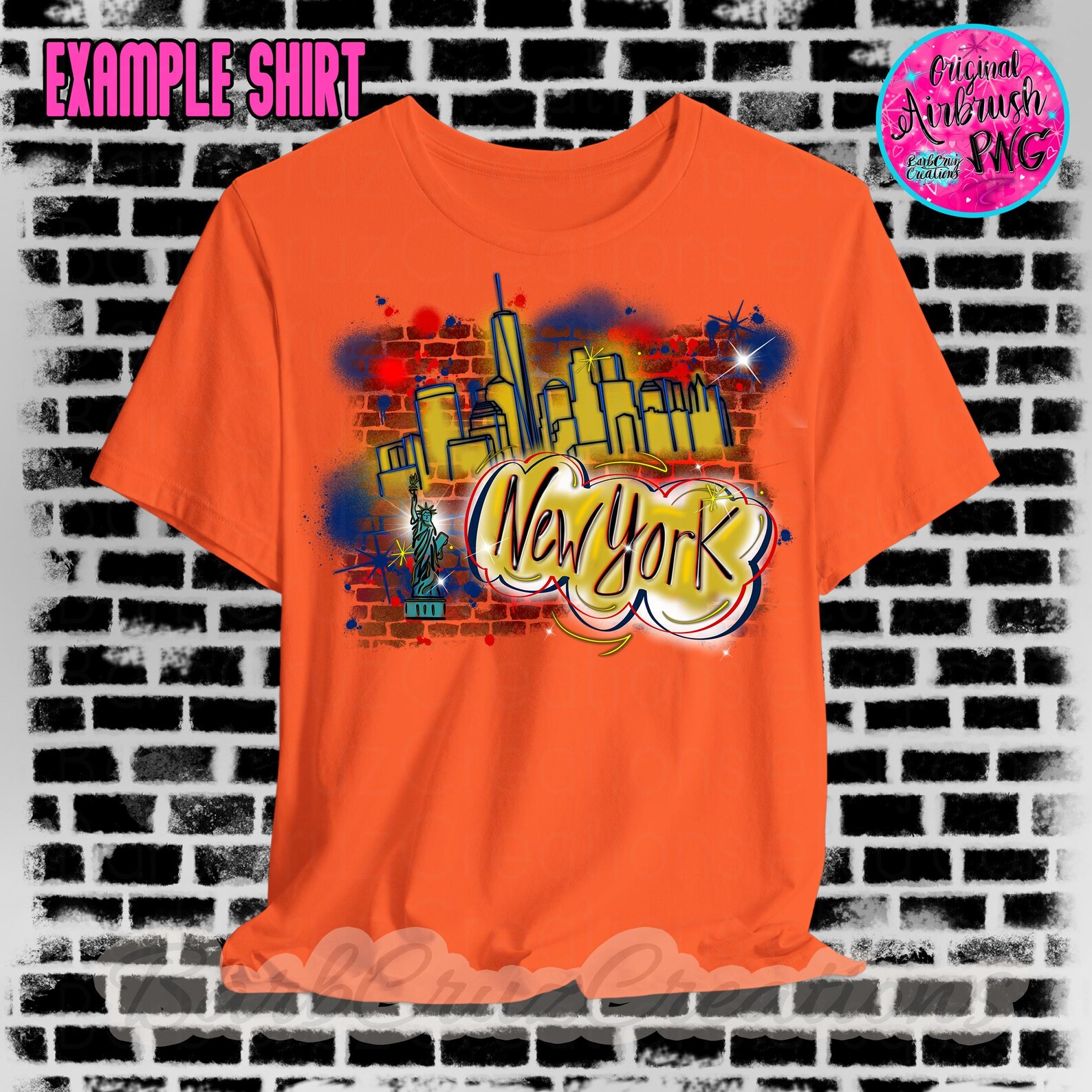 Airbrush Png, New York, NYC, City, NY Skyline, Retro, Graffiti, Spray ...